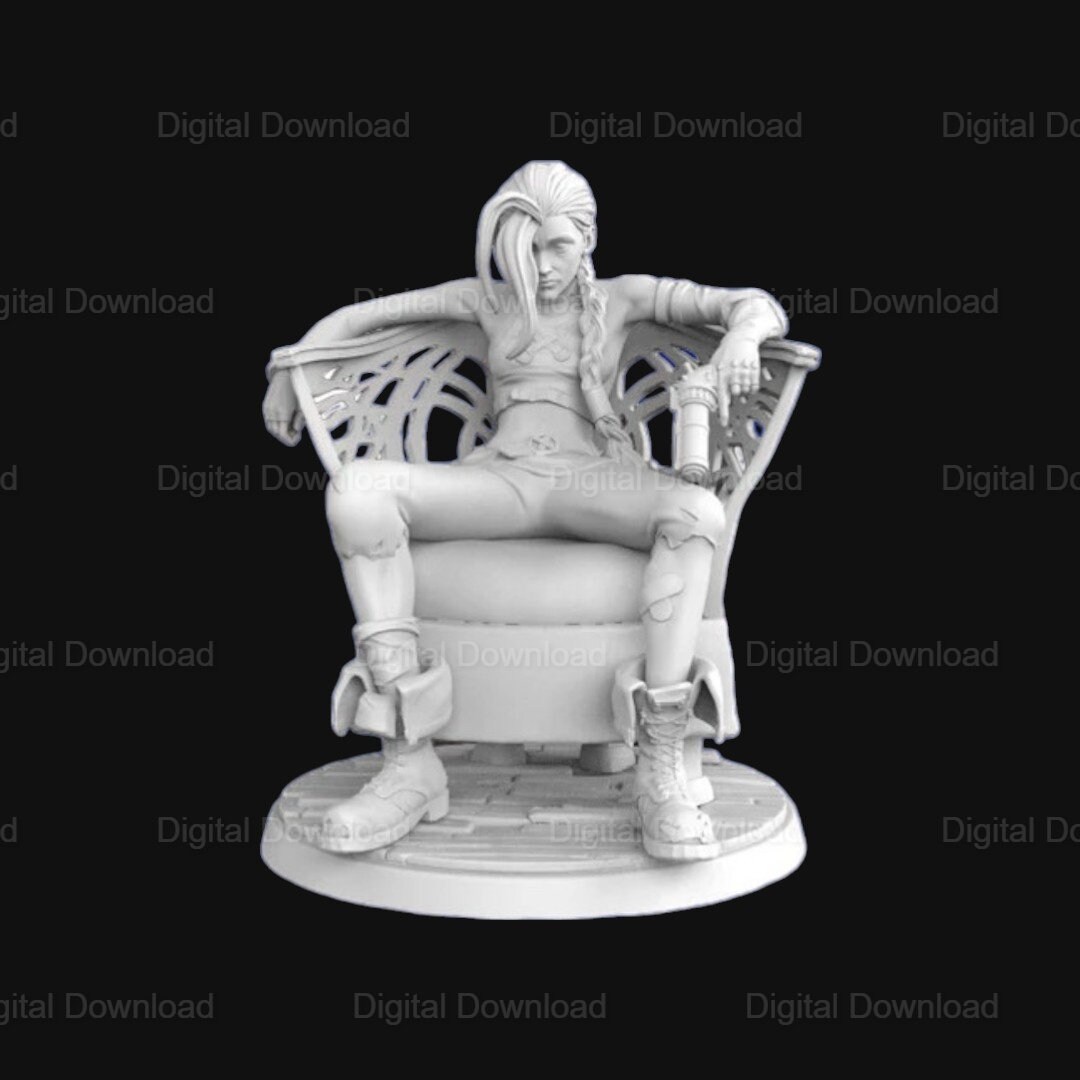 League of Legends Jinx STL, Jinx 3D Model Print Files - Etsy Australia