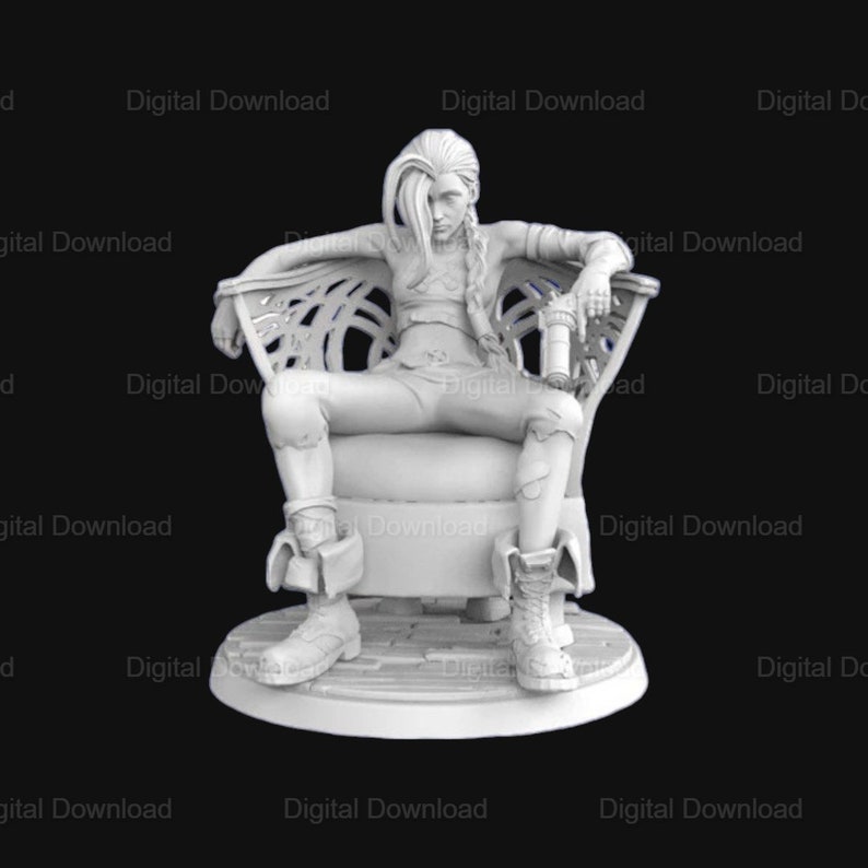 League of Legends Jinx STL, Jinx 3D Model Print Files - Etsy Australia