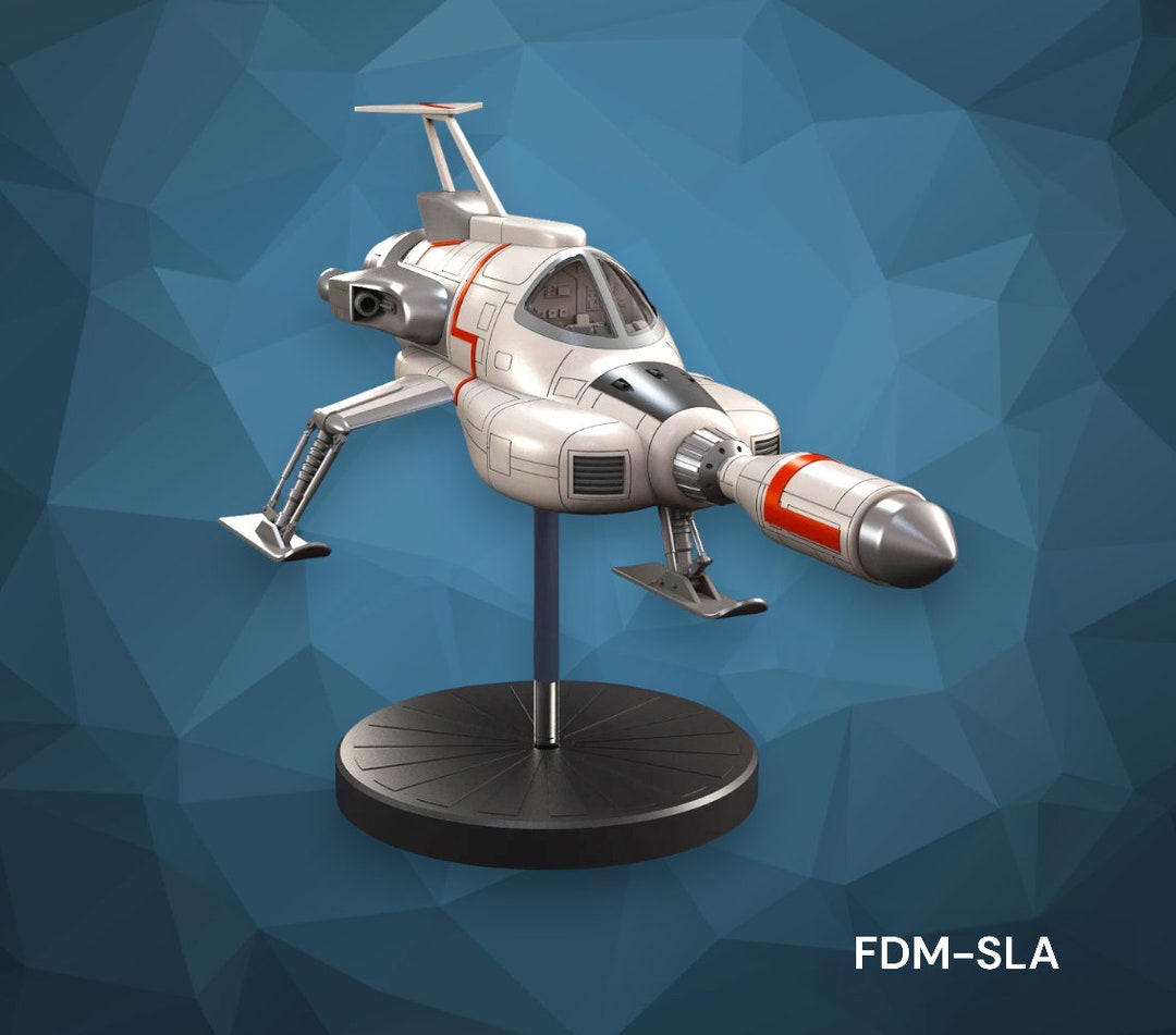 SHADO Interceptor STL, SHADO Interceptor 3D Model, Moonbase Interceptor ...