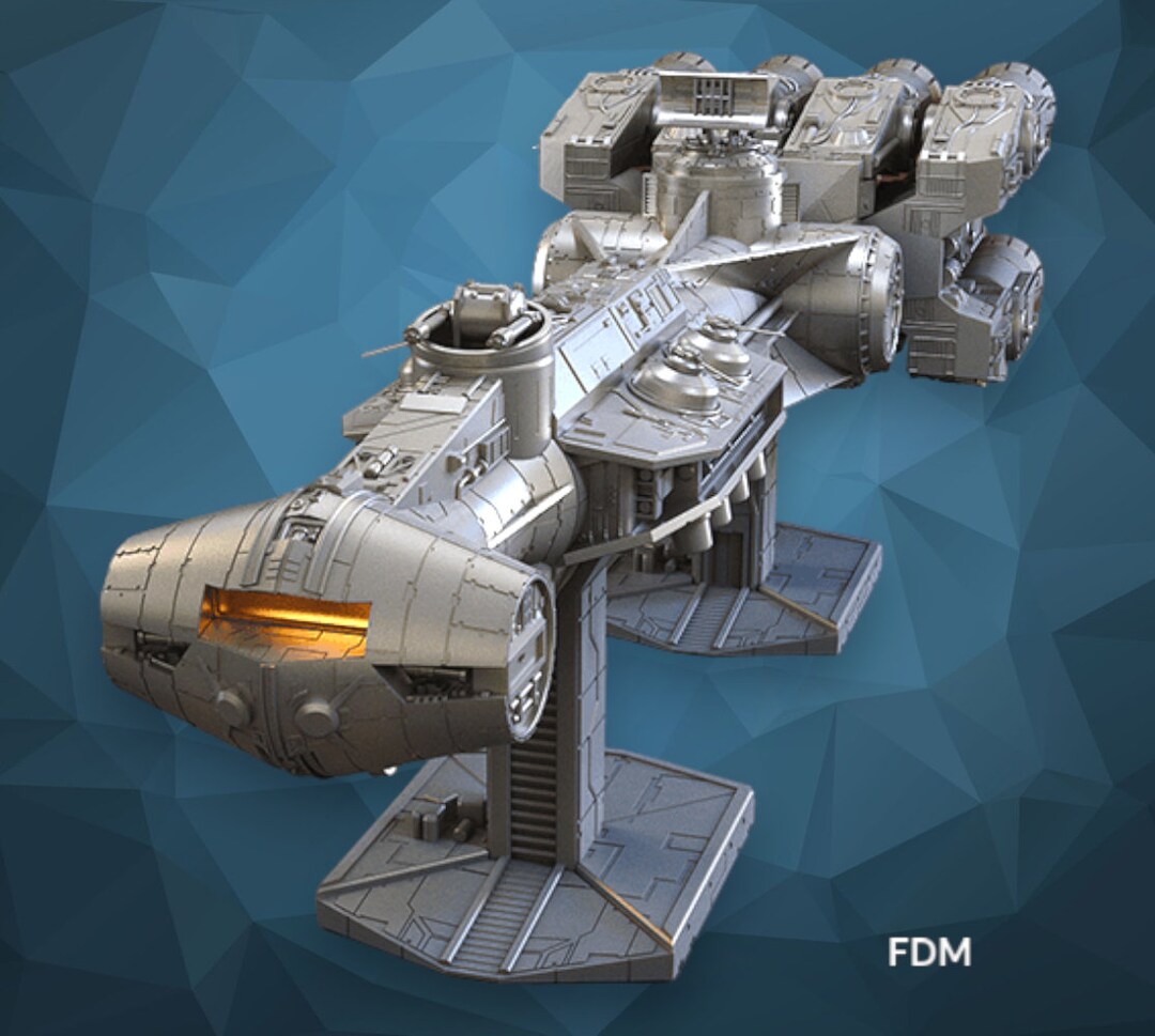 CR90 Corellian Corvette 3D Model Print Files, Corellian Corvette STL ...