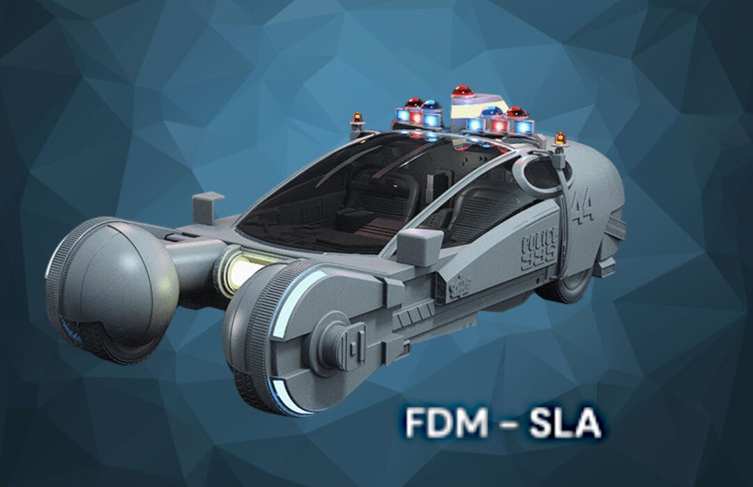 Blade Runner Police Spinner 3D Model Print Files, Blade Runner Police ...