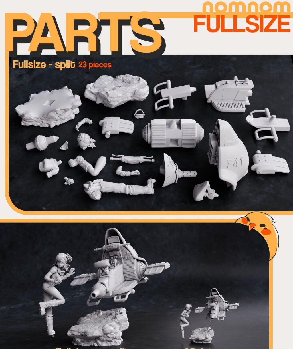 Bulma STL, Bulma 3D Model, Bulma 3D Print Files, Bulma Diorama, Bulma ...