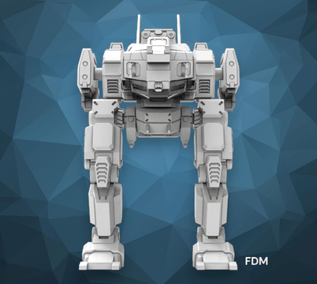 Mech Warrior Online STL, MWO Jenner STL, Jenner 3D Model Print Files ...