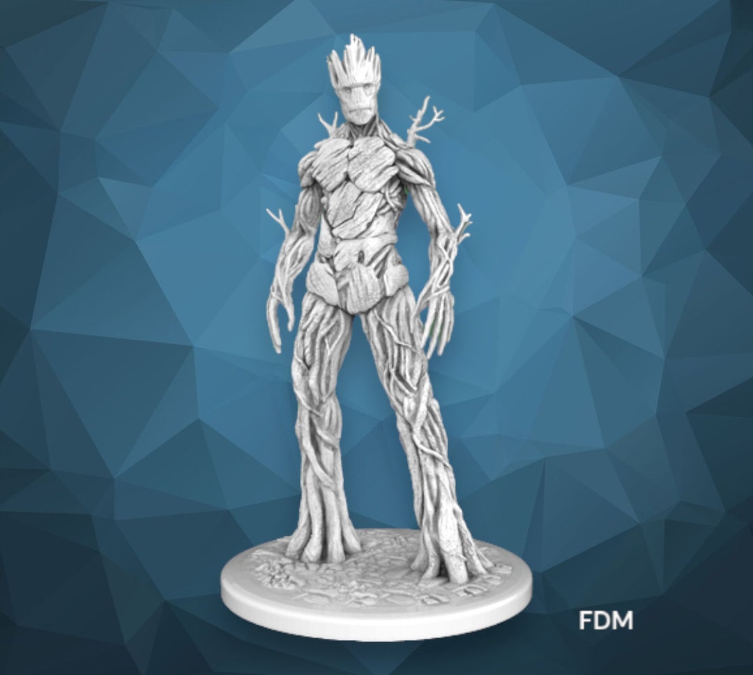 Adult Groot 3D Model Print Files, Adult Groot STL Model, Adult Groot ...