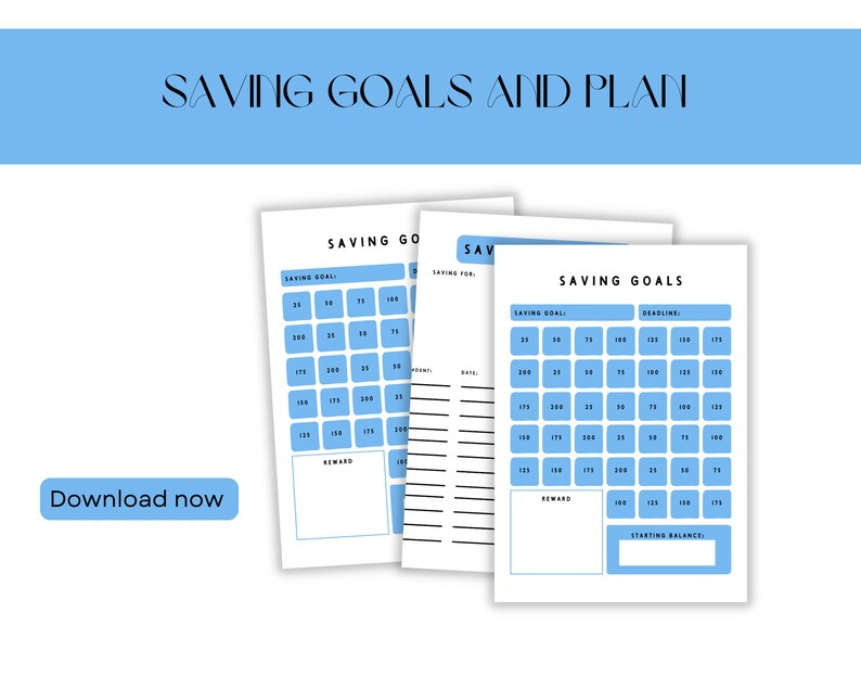 Monthly Budget Planner Printable | Financial Diary | Monthly Budget ...