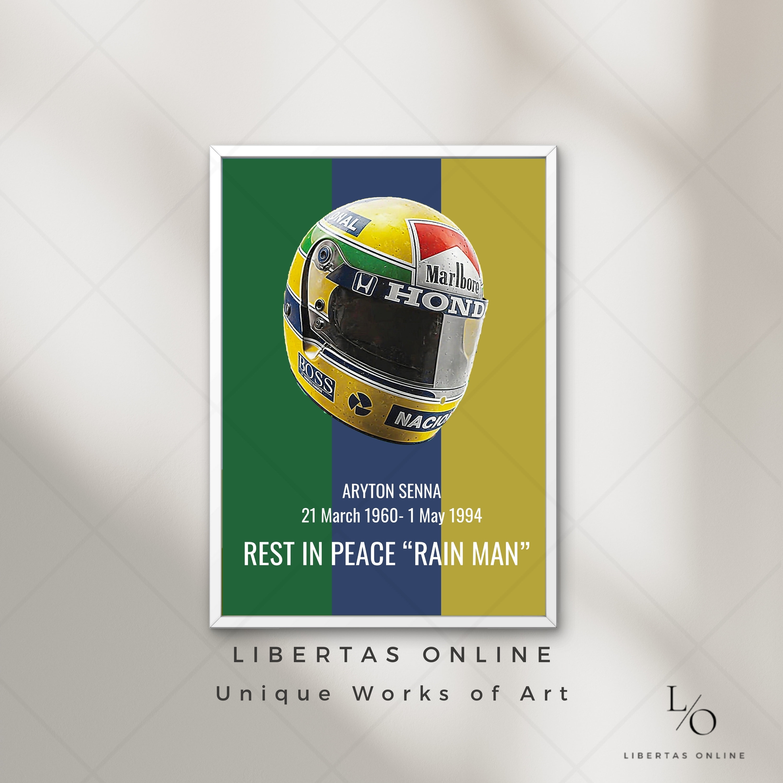 F1 Design Ayrton Senna Helmet Images PNG Formula 1 Pictures Sublimation ...