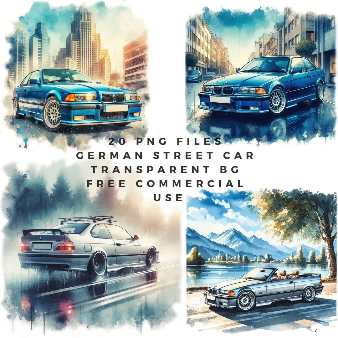 German Cars E36 Print Creative Poster for Wall Art Cup Pillow T-shirt ...