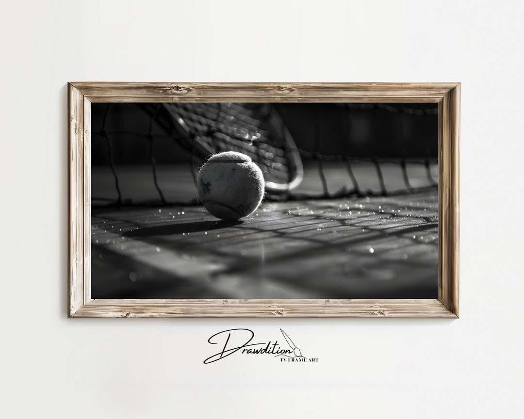 Tennis Frame TV Art Digital Download Frame TV Art Tennis Court Frame TV ...