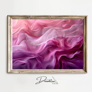 Pink Abstract Wall Art DIGITAL DOWNLOAD Pink Abstract Print Pink Art ...