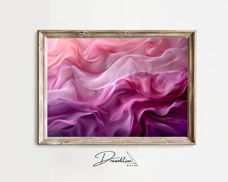 Pink Abstract Wall Art DIGITAL DOWNLOAD Pink Abstract Print Pink Art ...