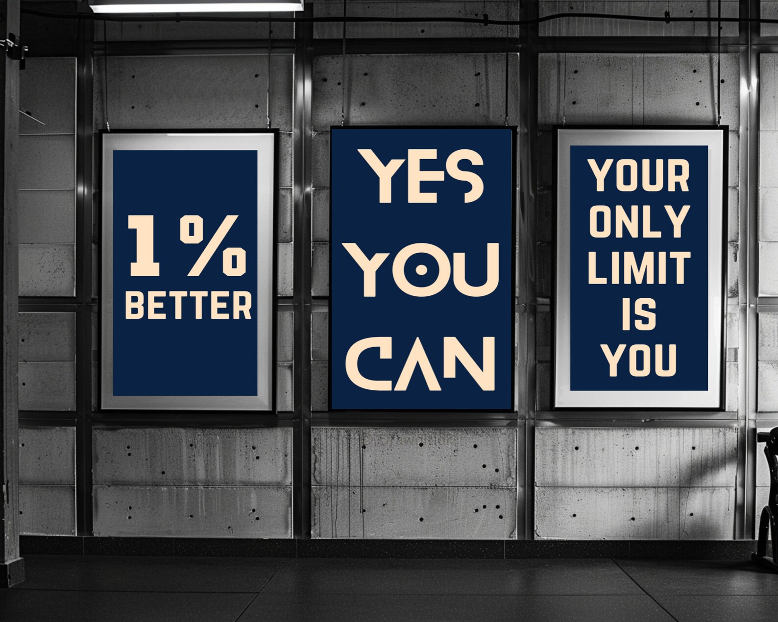 Gym Wall Art Bundle DIGITAL DOWNLOAD Set of 6 Printable Home Gym Decor ...