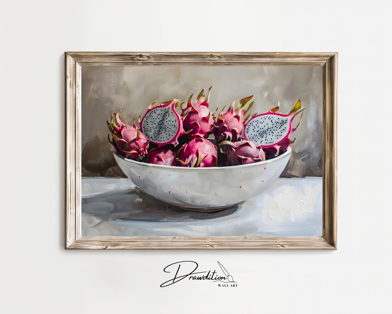 Dragon Fruit Wall Art DIGITAL DOWNLOAD Still Life Painting Still Life ...