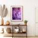Purple Abstract Wall Art DIGITAL DOWNLOAD Purple Abstract Print Purple ...