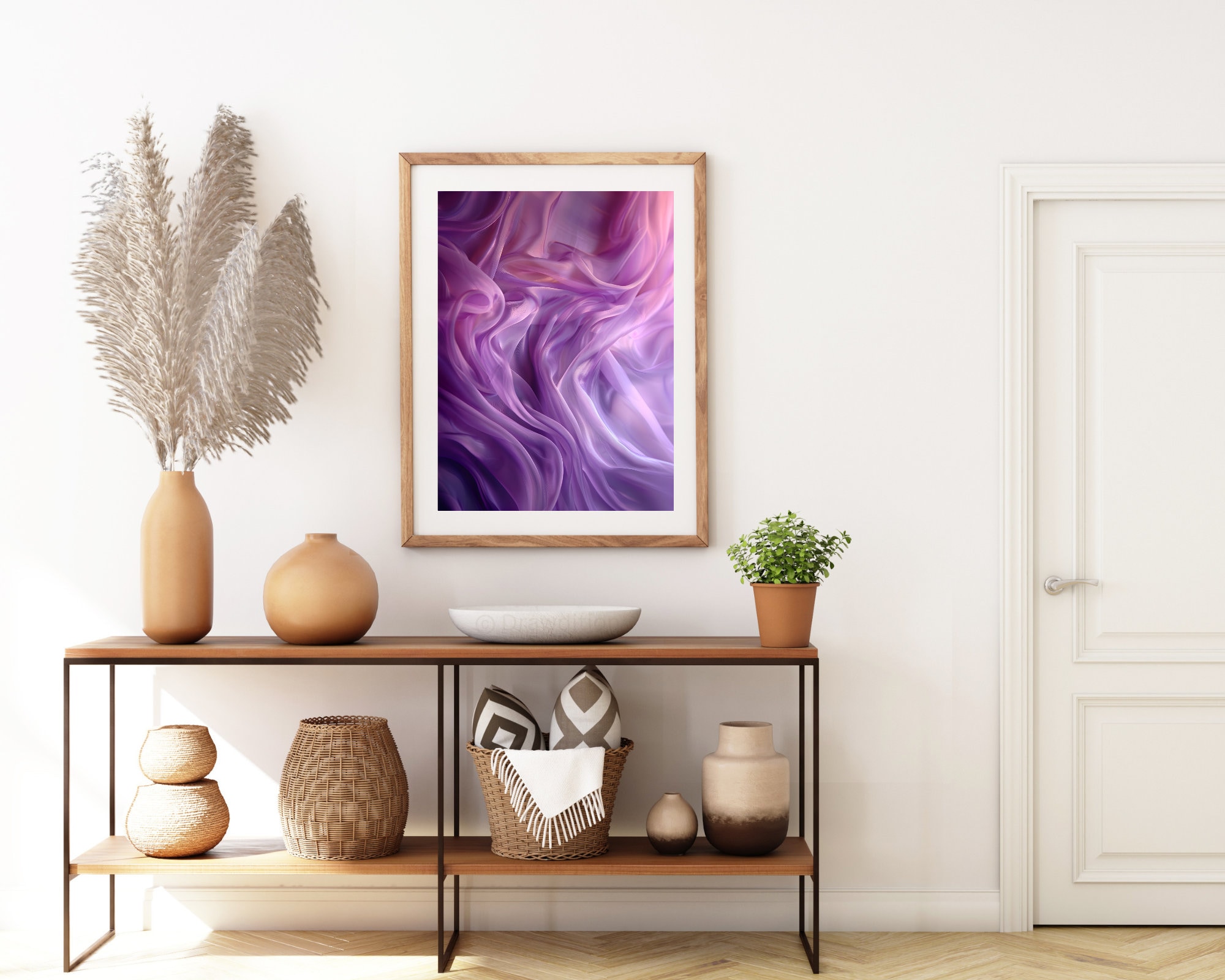 Purple Abstract Wall Art DIGITAL DOWNLOAD Purple Abstract Print Purple ...