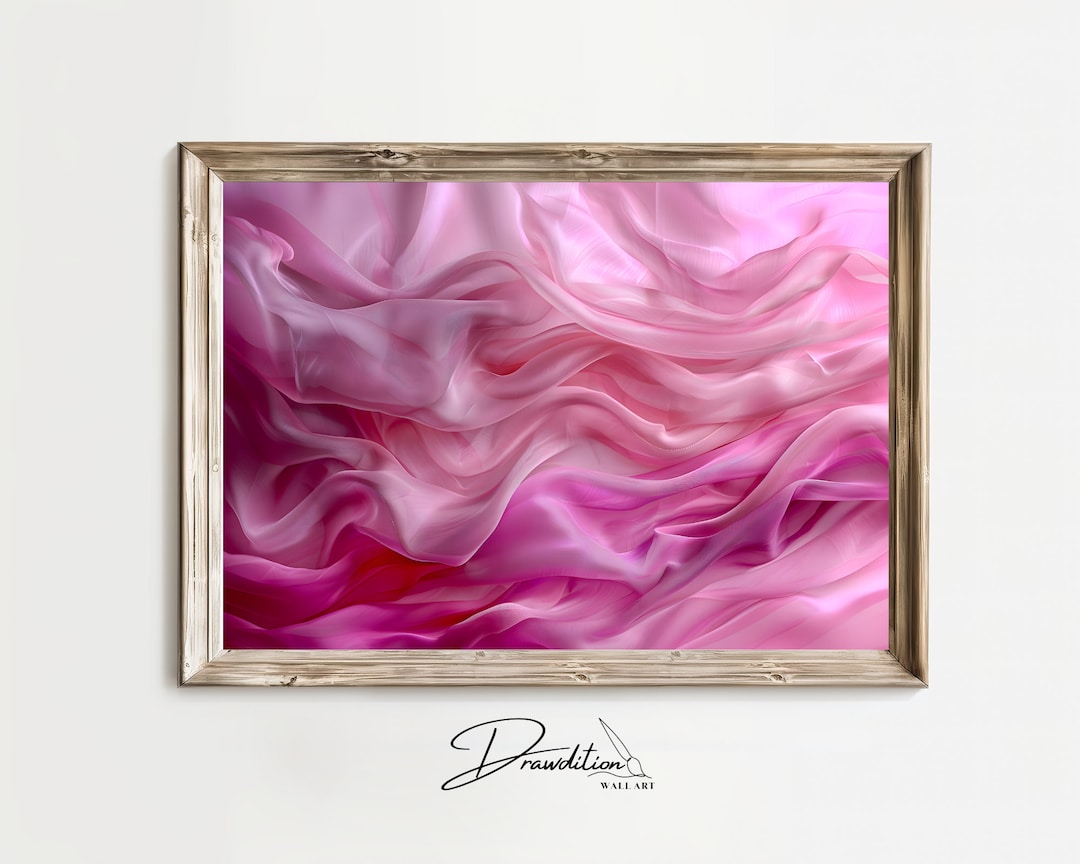 Pink Abstract Wall Art DIGITAL DOWNLOAD Pink Abstract Print Pink Art ...