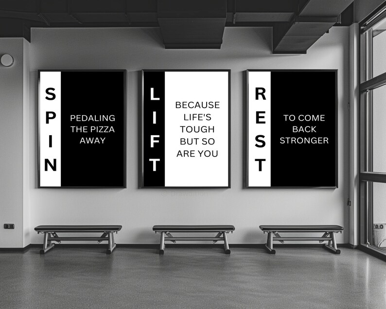 Gym Wall Art Mega Bundle DIGITAL DOWNLOAD 2 Sets of 30 Printable Home ...