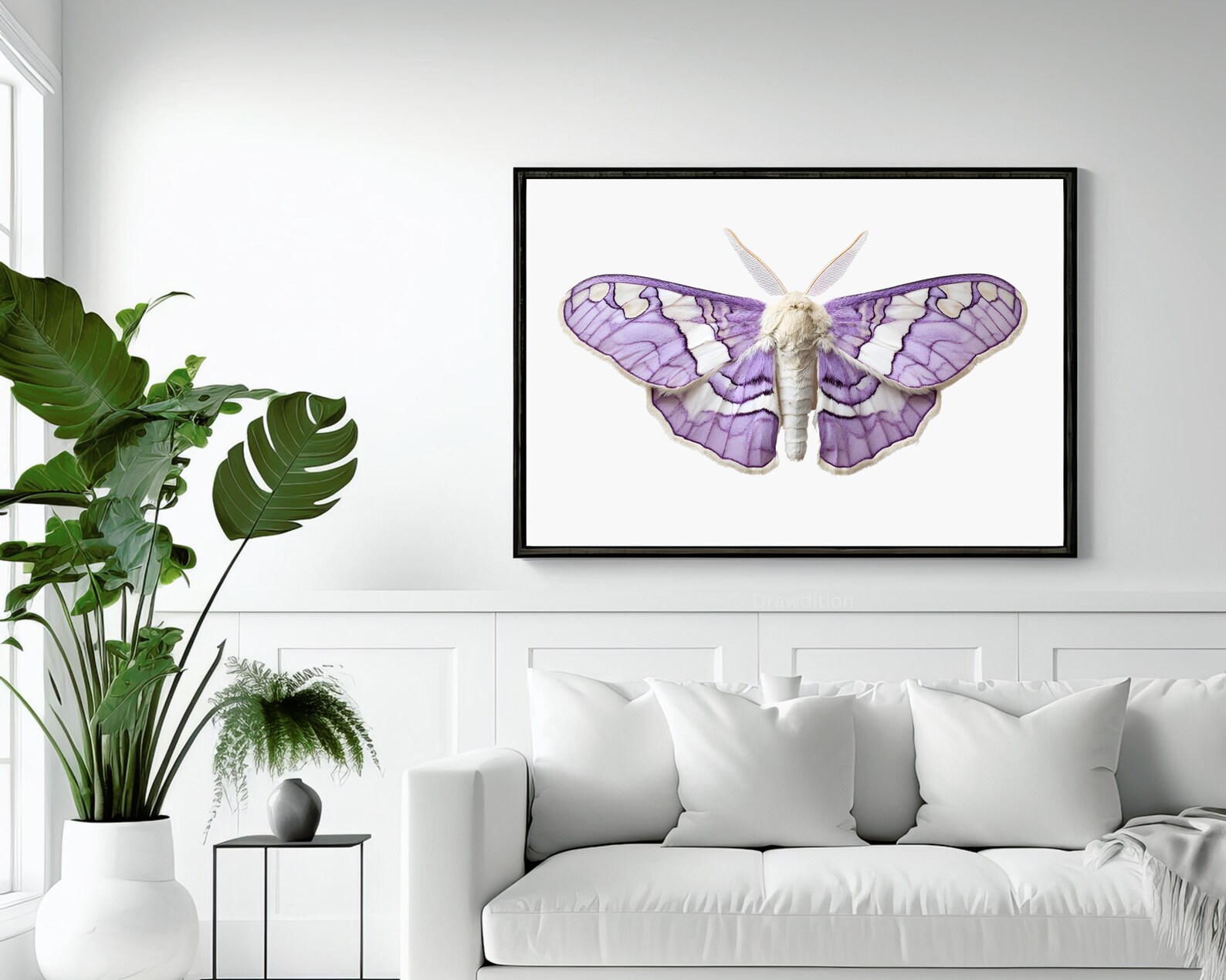 Purple Moth Wall Art DIGITAL DOWNLOAD Fall Moth Photo Autumn Moth Art ...