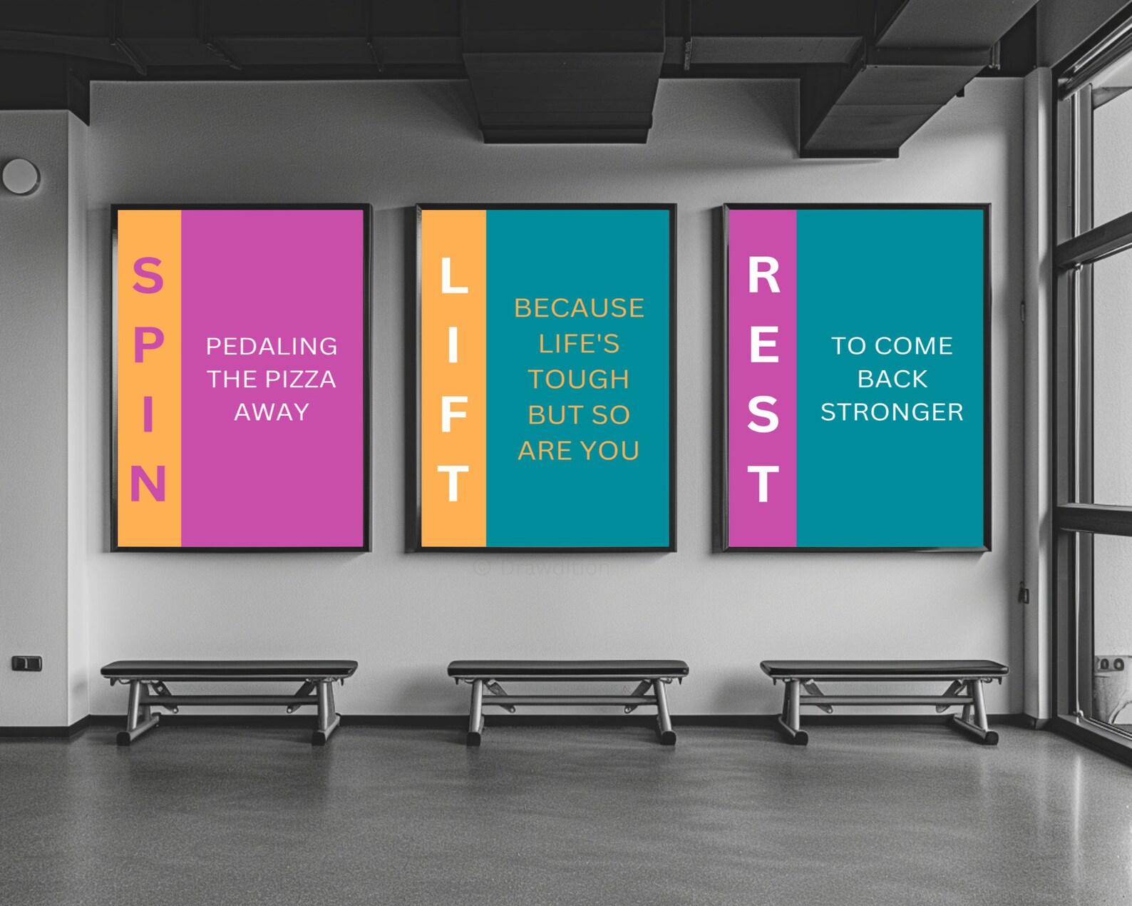 Gym Wall Art Mega Bundle DIGITAL DOWNLOAD Set of 30 Printable Home Gym Decor Motivational Poster ...