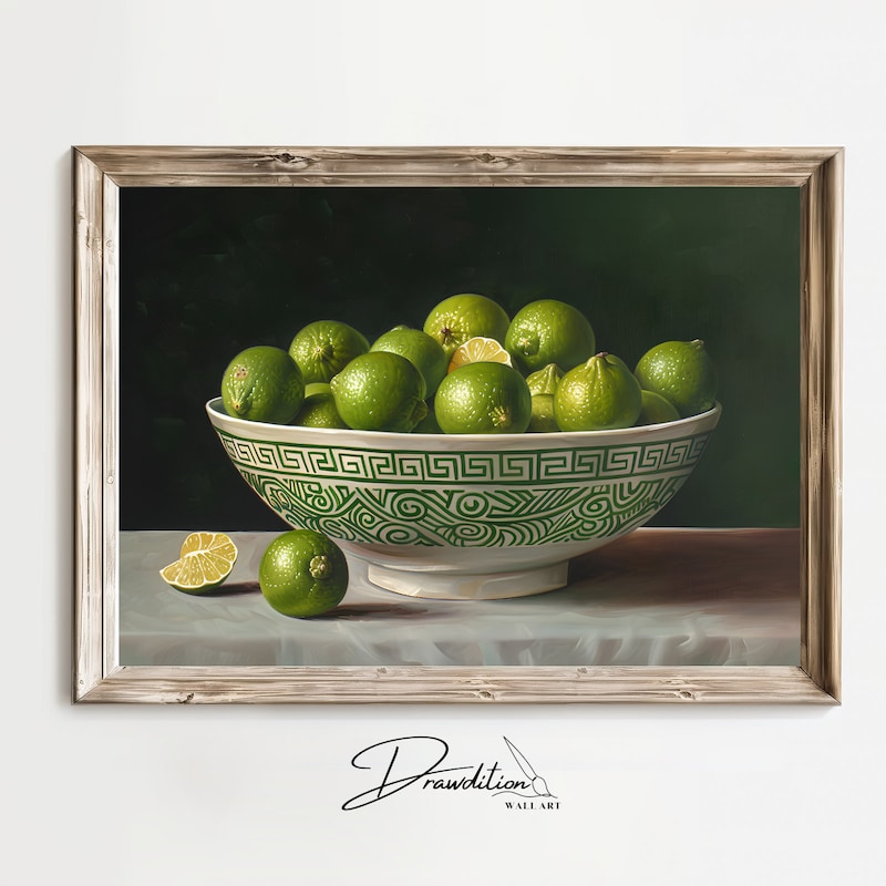 Artwork With Limes - Etsy