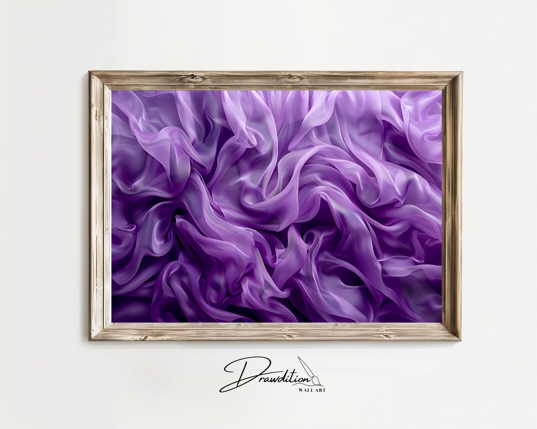 Purple Abstract Wall Art DIGITAL DOWNLOAD Purple Abstract Print Purple ...