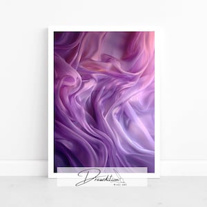 Purple Abstract Wall Art DIGITAL DOWNLOAD Purple Abstract Print Purple ...
