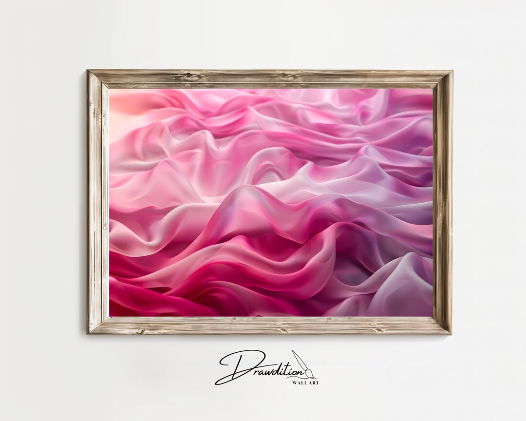 Pink Abstract Wall Art DIGITAL DOWNLOAD Pink Abstract Print Pink Art ...