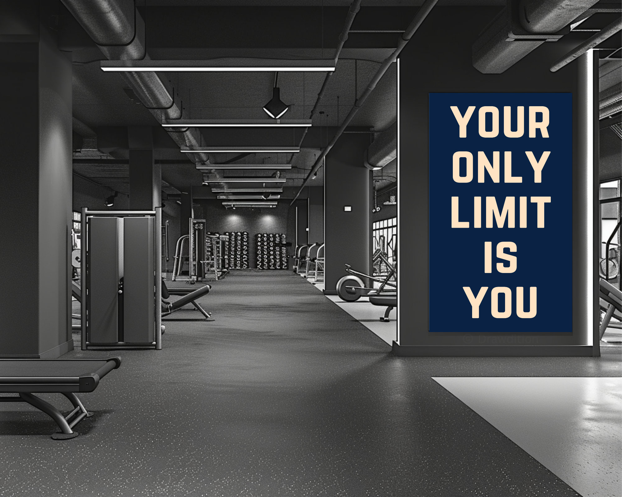 Gym Wall Art Bundle DIGITAL DOWNLOAD Set of 6 Printable Home Gym Decor ...