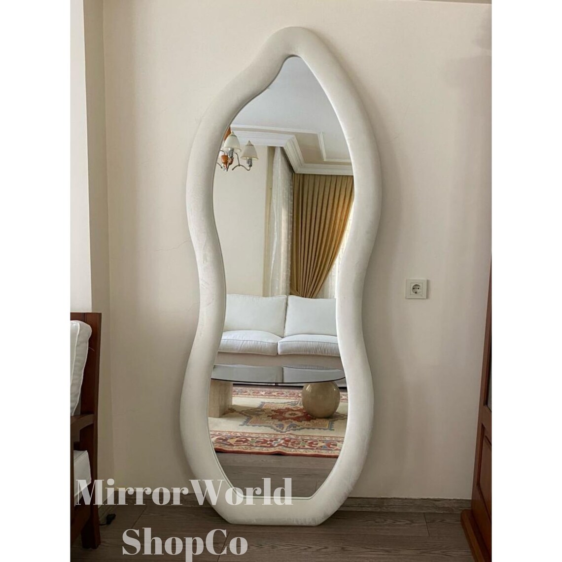 Full Length Mirror Full Body Irregular Mirror Asymmetrical - Etsy