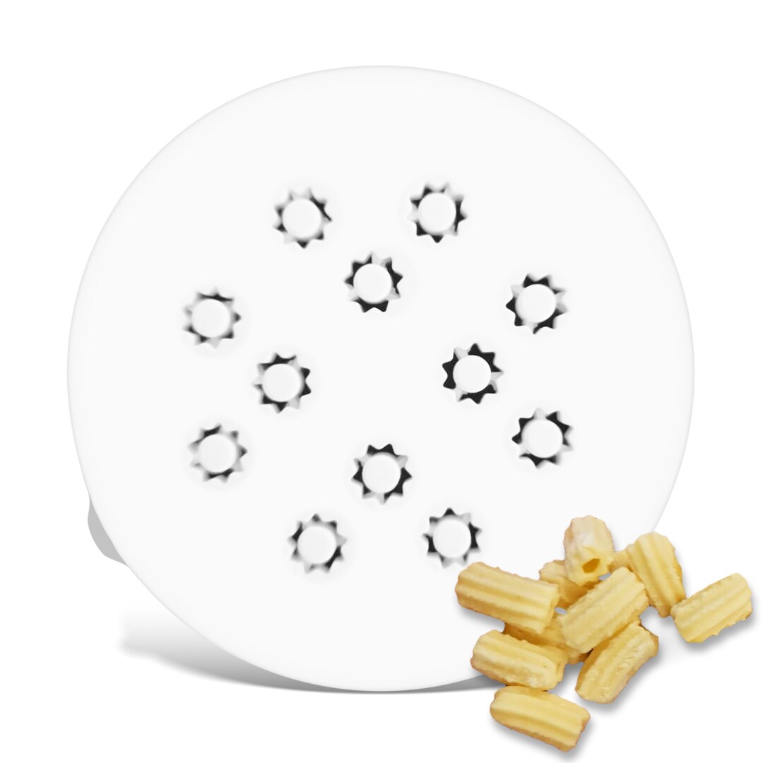 MY PASTA - Ditalini Rigati - Pasta Mold for Pasta Maker - Suitable for ...