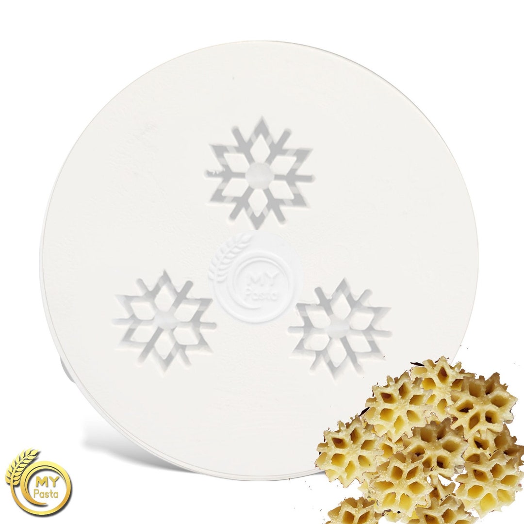 MY PASTA Christmas Stars Pasta Mold for Pasta Maker Suitable for ...