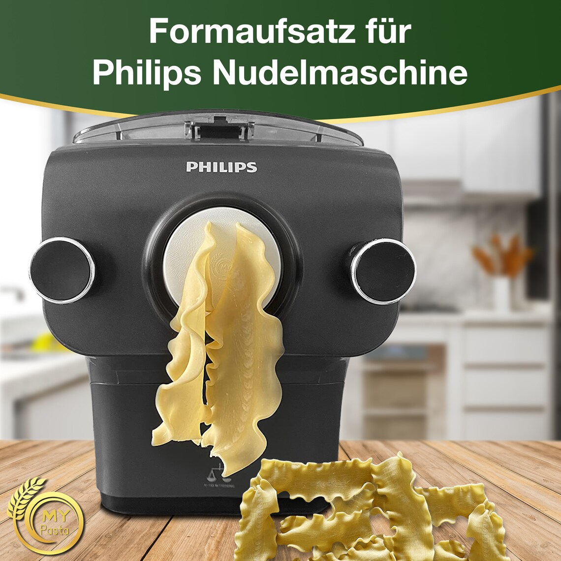 MY PASTA Lasagna Ondulato Pasta Mold for Pasta Makers Suitable for ...