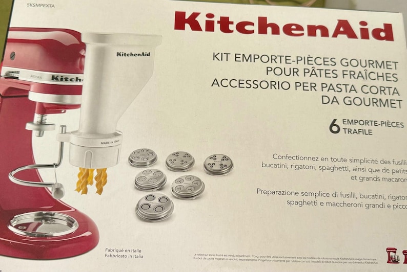 MY PASTA - Gnocchi - Pasta Mold for Kitchenaid Pastamaker - Suitable ...