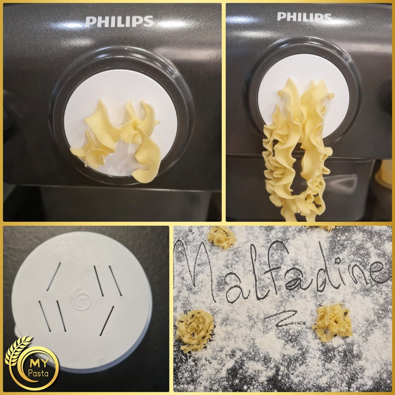 MY PASTA - Malfadine - Pasta Mold for Pasta Maker - Suitable for ...
