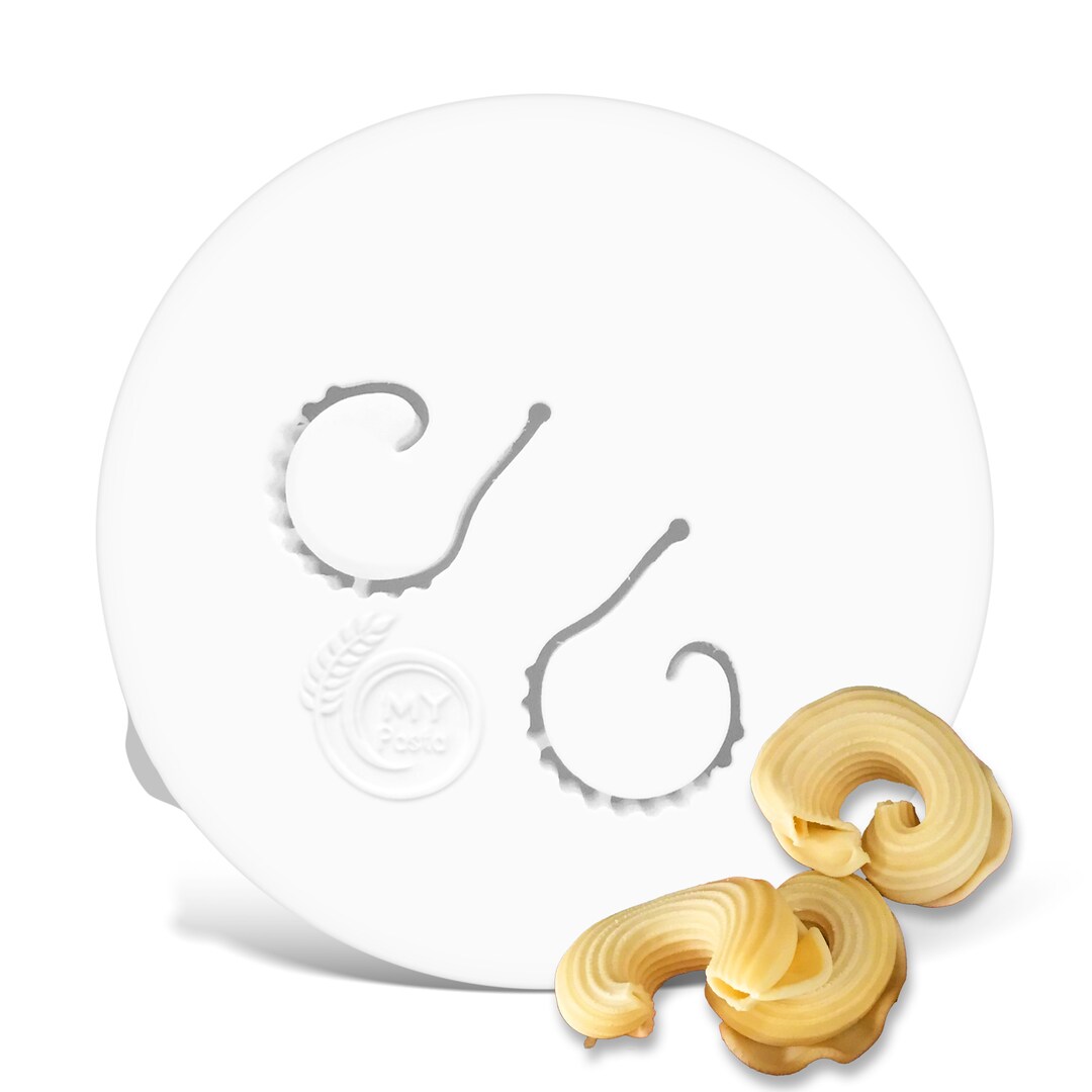 MY PASTA Torchietti Ondulati XL Pasta Mold for Pasta Maker Suitable for ...