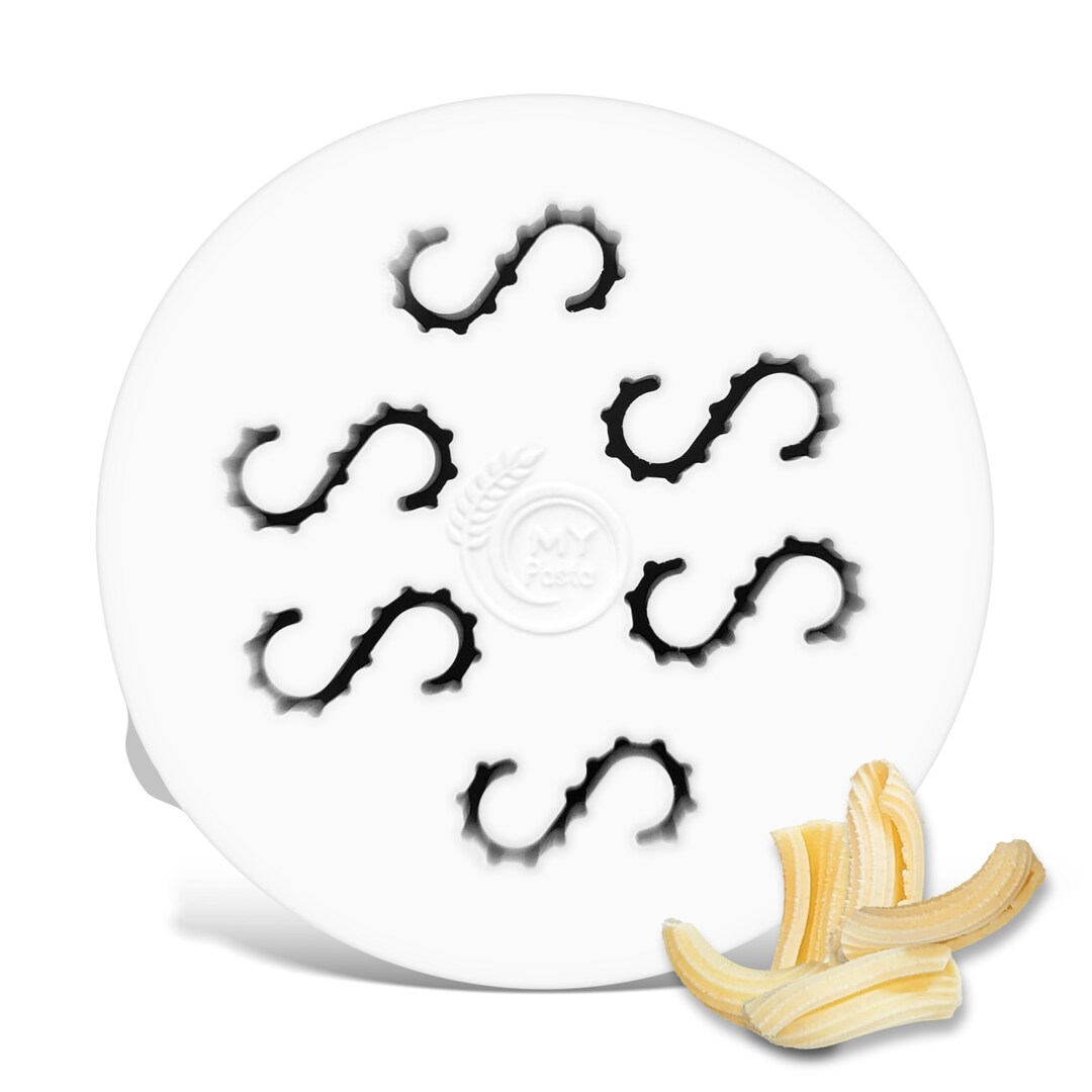 MY PASTA Casarecce Rigati Pasta Mold for Pasta Makers Suitable for ...