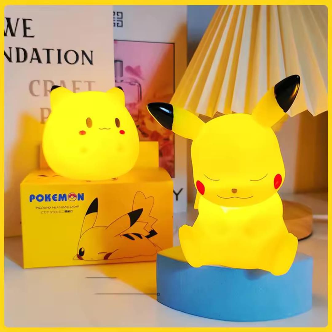 Pokemon Pikachu Lamp Custom Pokemon Lamp Boyfriend Gift Girlfriend Gift ...
