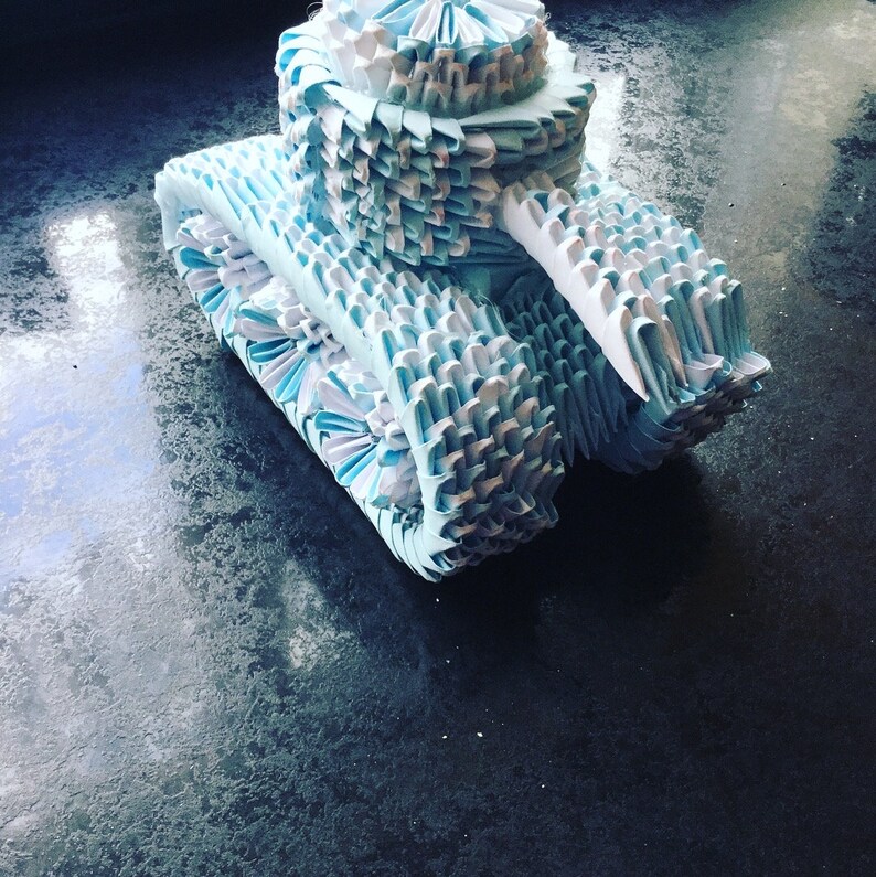 3d Origami Tank Model - Etsy UK