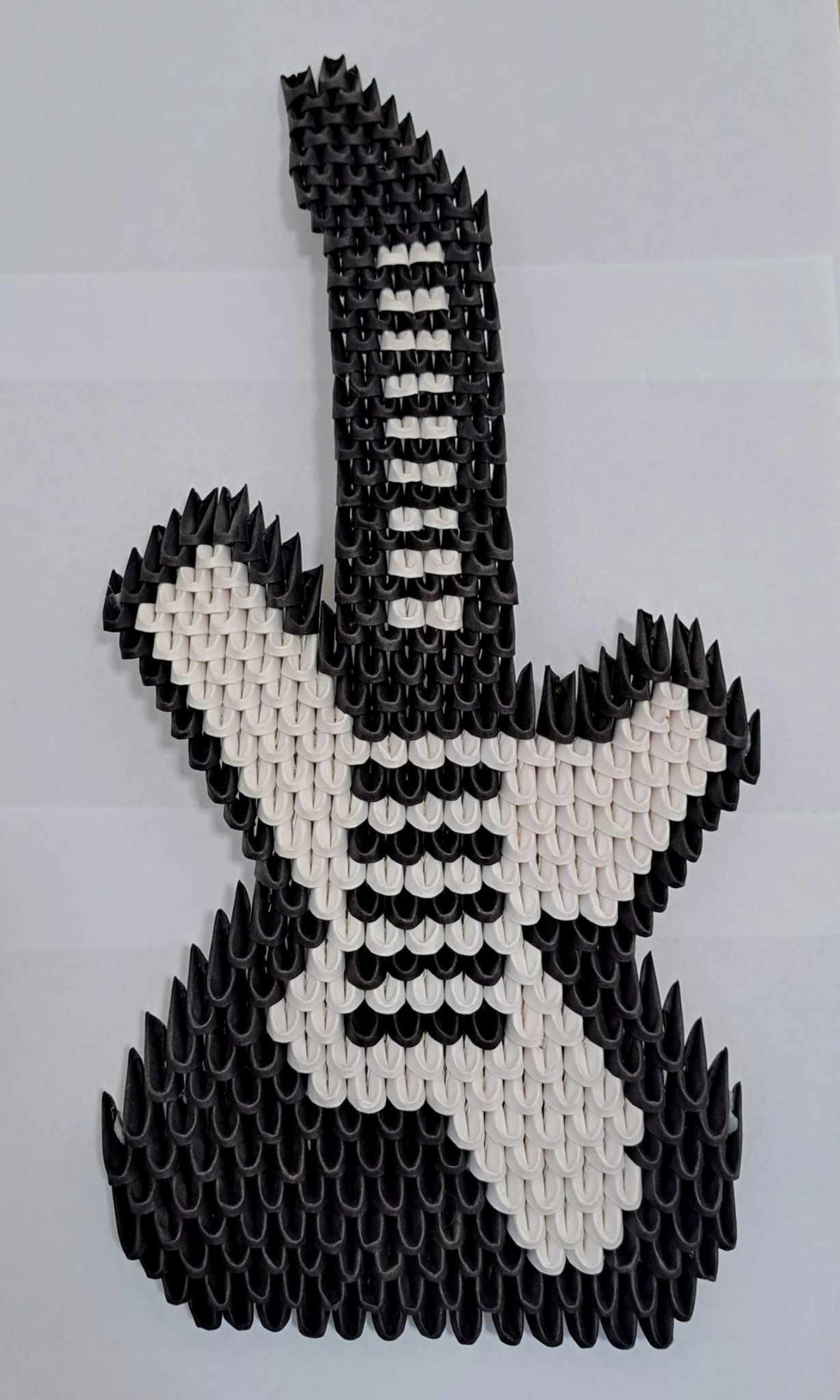3D Origami Electric Guitar - Etsy
