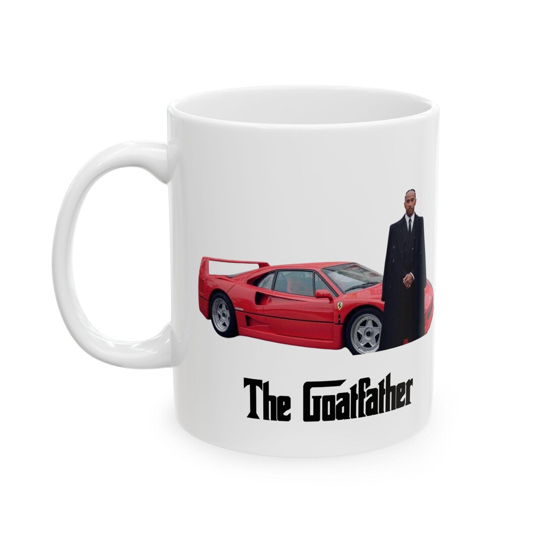 Lewis Hamilton Goatfather Ferrari Mug, F1 Racing Fan Gift - Etsy