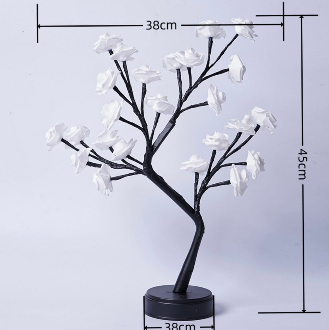 The LED Rose Tree Lamp A Festive Desktop Decoration for the Holiday ...