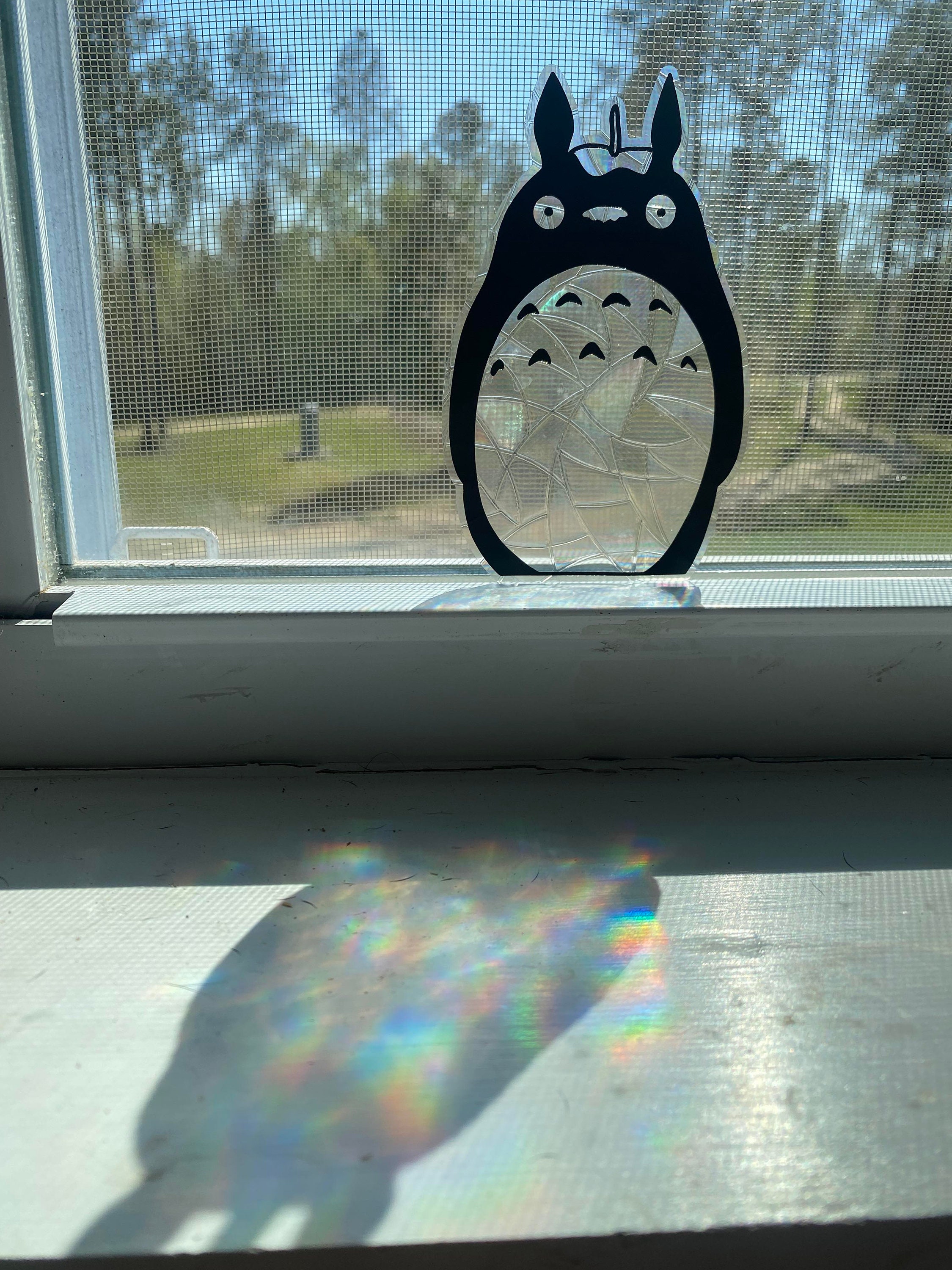 Totoro Rainbow Maker Window Cling Decal - Etsy
