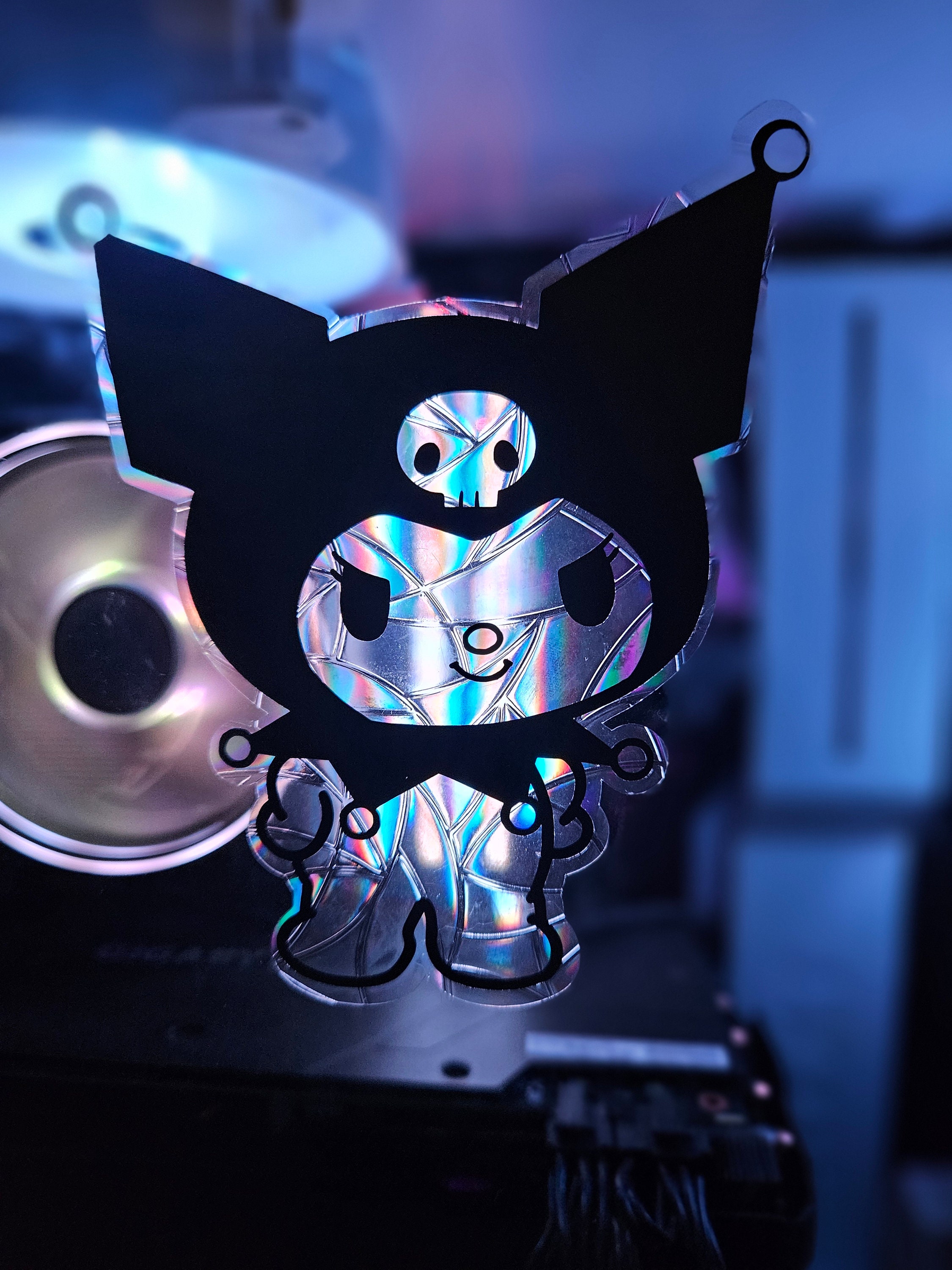 Kawaii Kitty Kuromi Rainbow Maker Window Cling Decal - Etsy