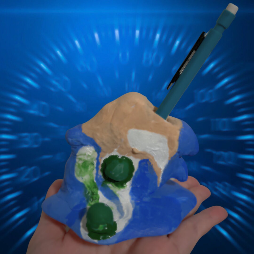 Sonic Melted Ice Cream Pen/pencil Holder - Etsy
