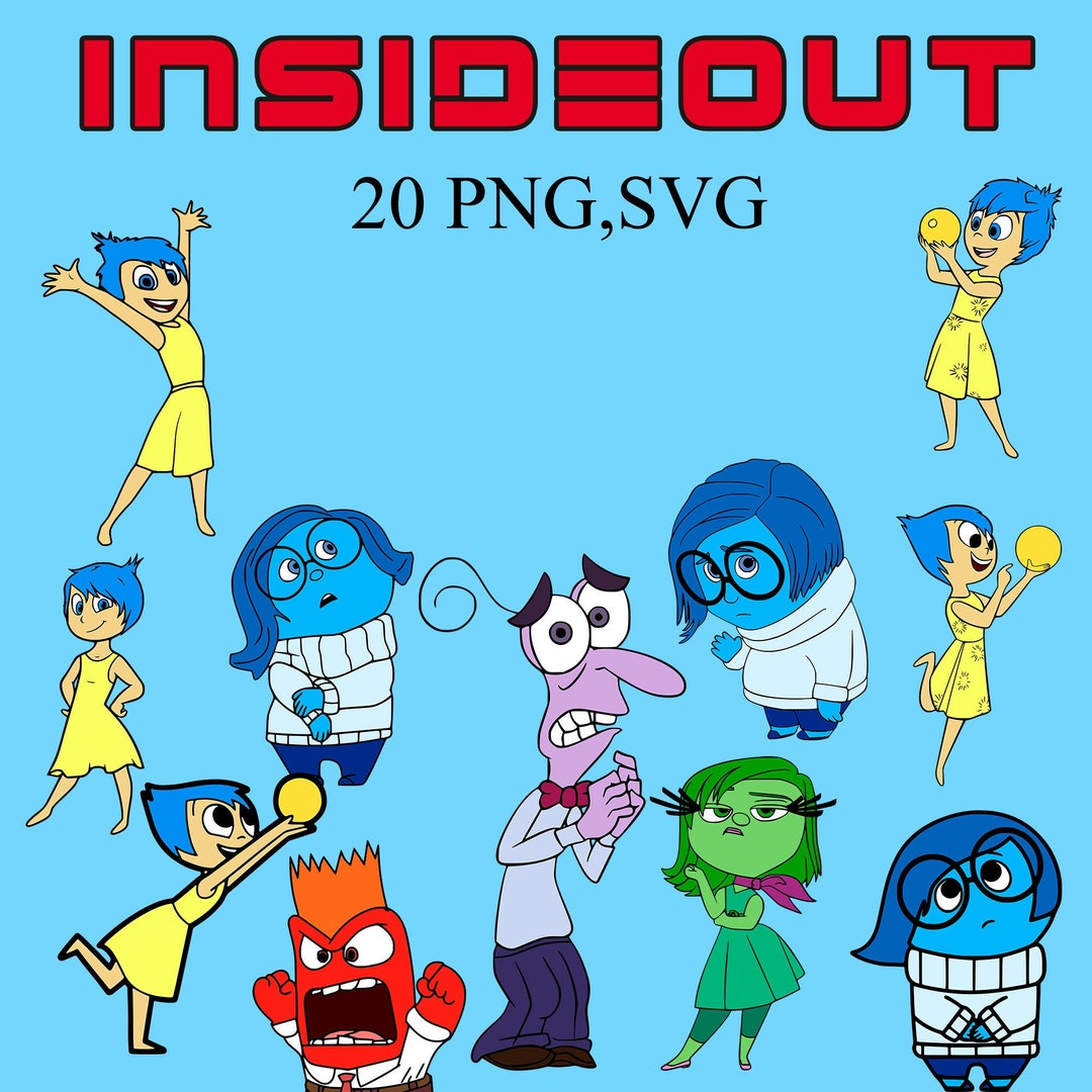 Inside Out 2 PNG, Clipart Bundle, Inside Out 2 Download, Inside Out SVG ...