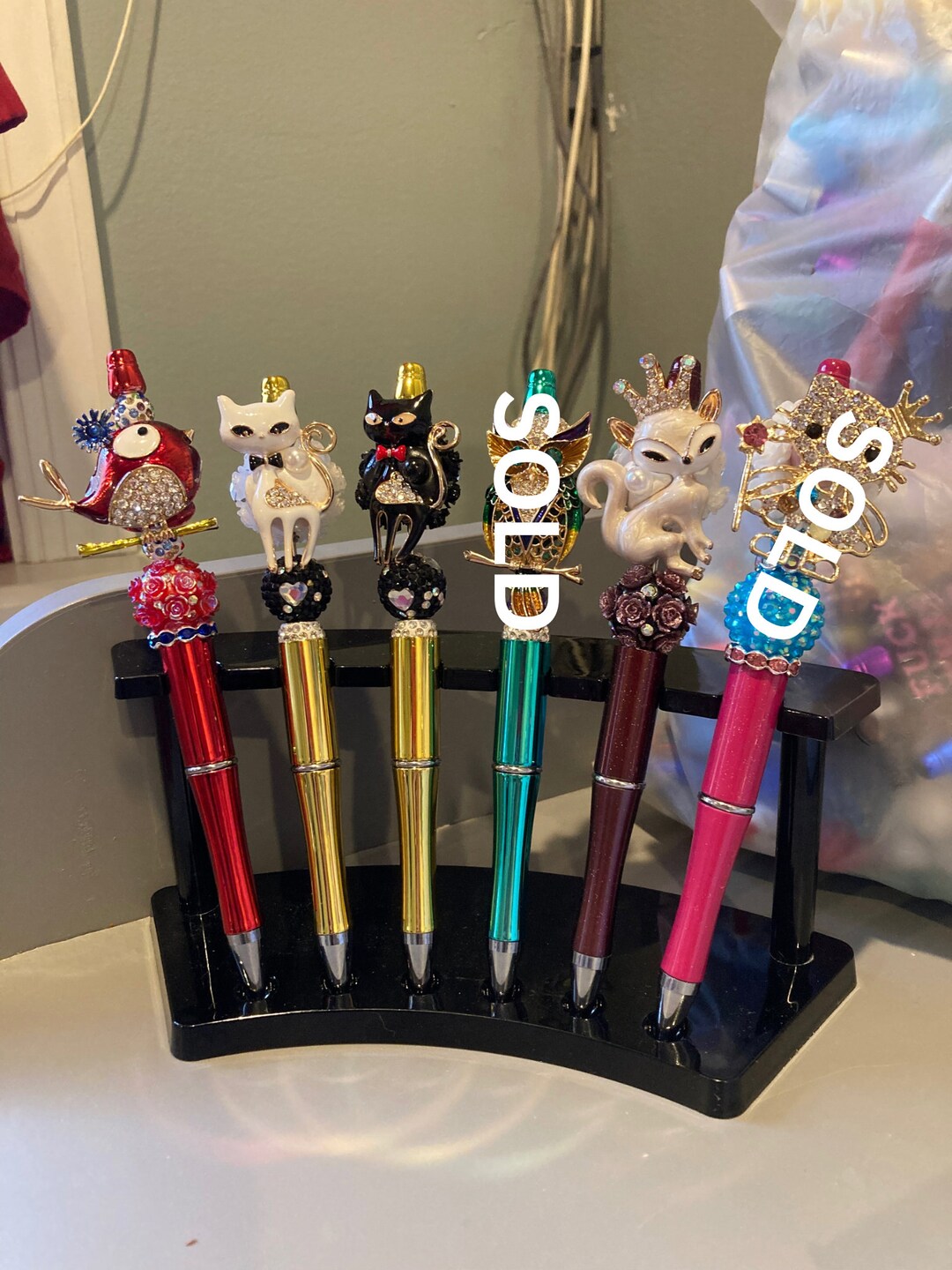 Handmade Fancy Bead Pen - Etsy