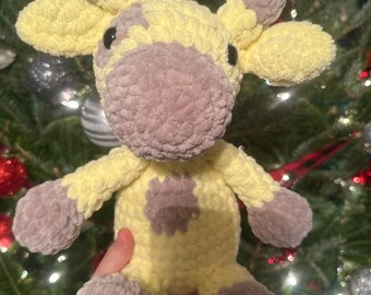 Handmade Crochet Giraffe Stuffy - Etsy