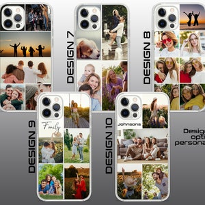 Custom Photo Collage Phone Case: Personalized TPU Gel Cover - Etsy