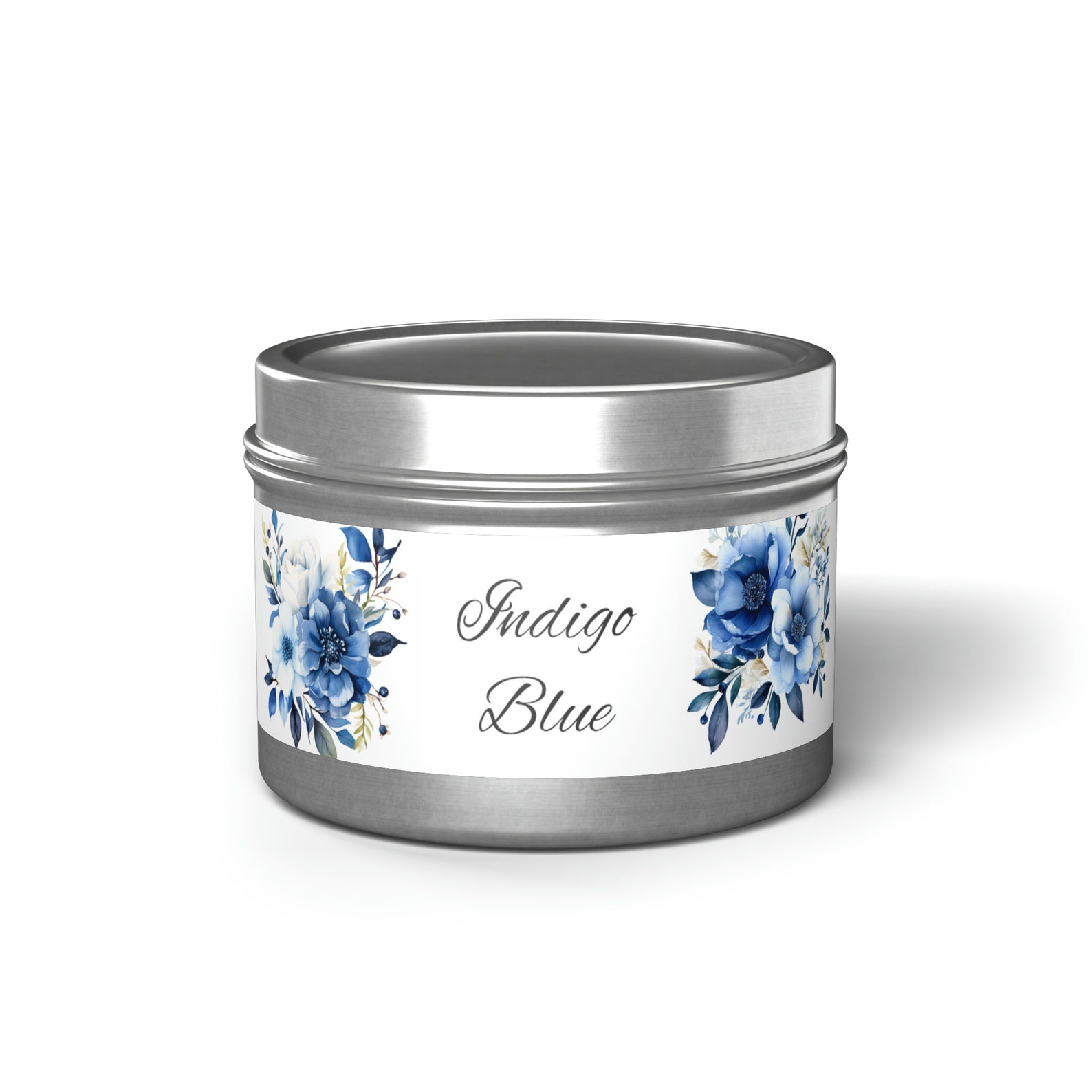 Watercolor Indigo Blue Floral Borders Floral Borders Wild Flowers Navy ...