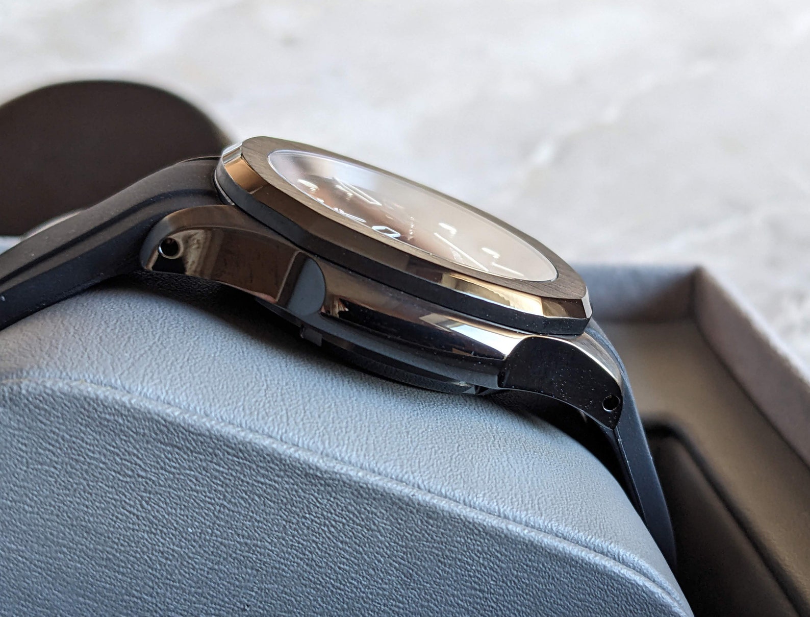 Custom Pilot Mod Black PVD Stainless Steel Case Custom Mens Watch Mod ...