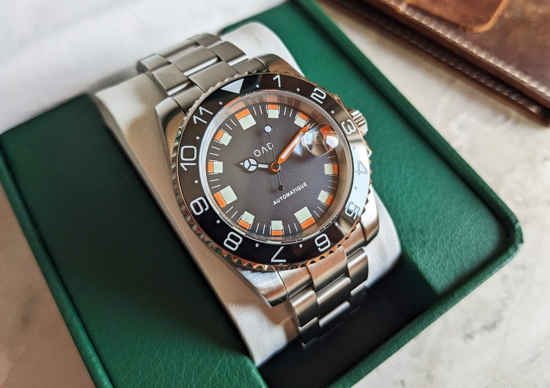 Custom Mod Watch Handmade Custom Dial Personalized Watch 40mm Diver ...